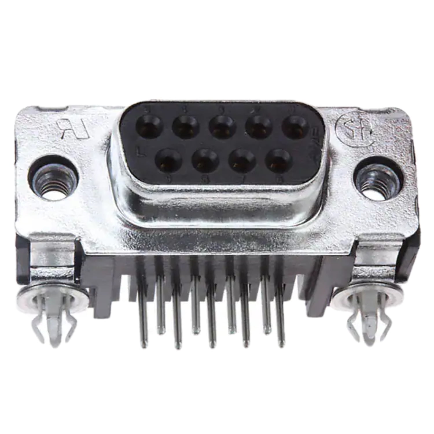 747844-4 Connector 9 Position D-Sub Receptacle Female Sockets - Walmart.com
