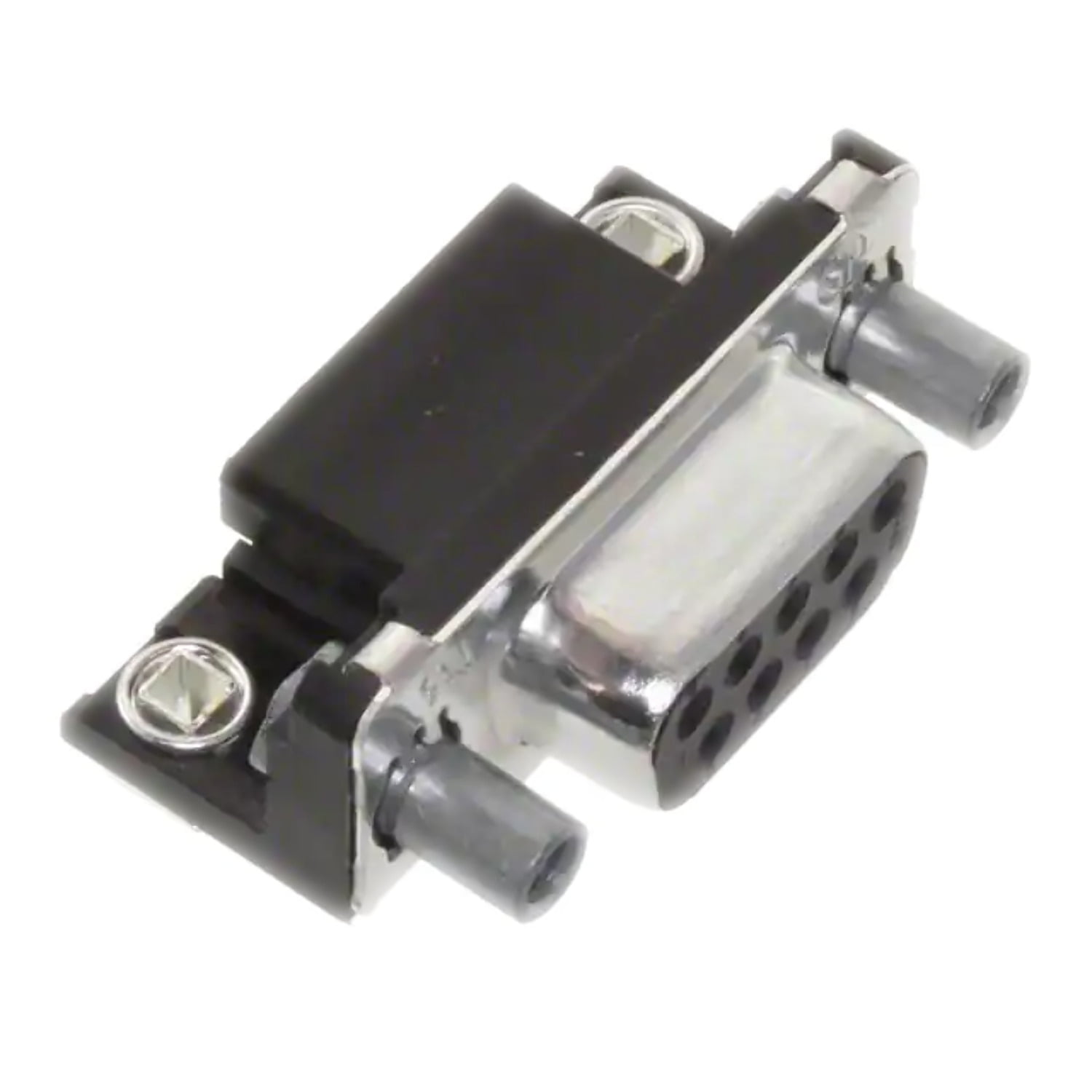 747844-6 Connector D-Sub 9 Position Receptacle Female Sockets - Walmart.com