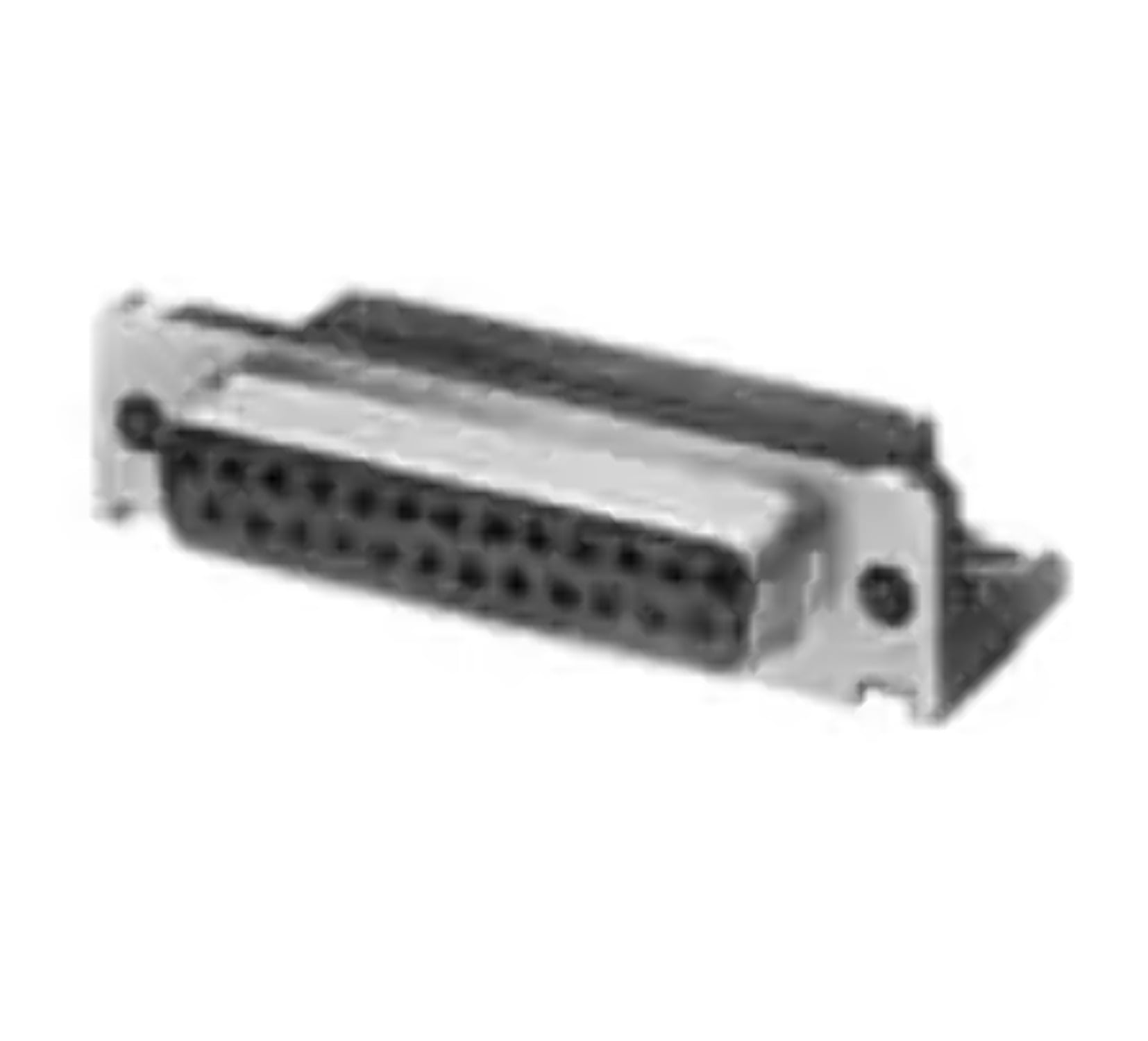 747854-4 Connector D-Sub Receptacle 25 Position Female Sockets Through ...