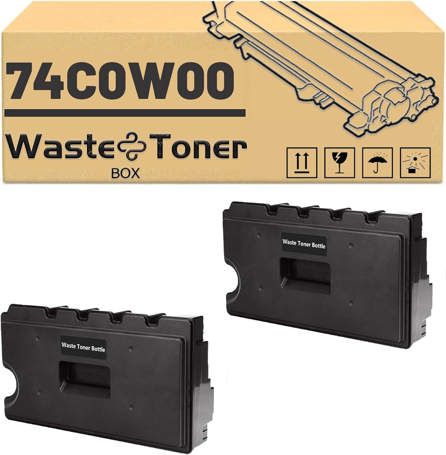 74C0W00 Waste Toner Box Compatible for Lexmark C4150 XC4140 4143 4150 ...