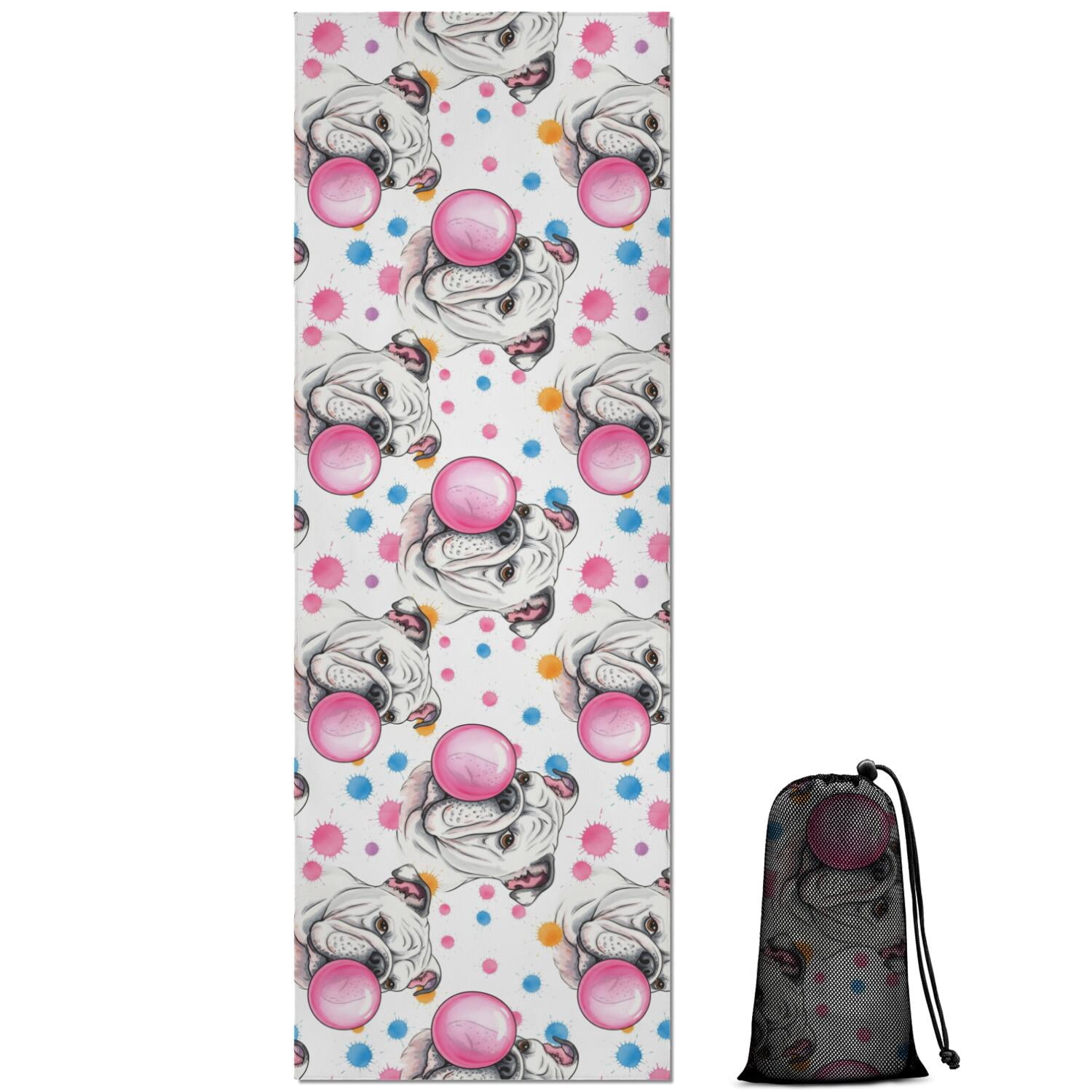 74x26 Inch Yoga Towel, Sweat Absorbent Non-Slip Mat for Hot Yoga ...