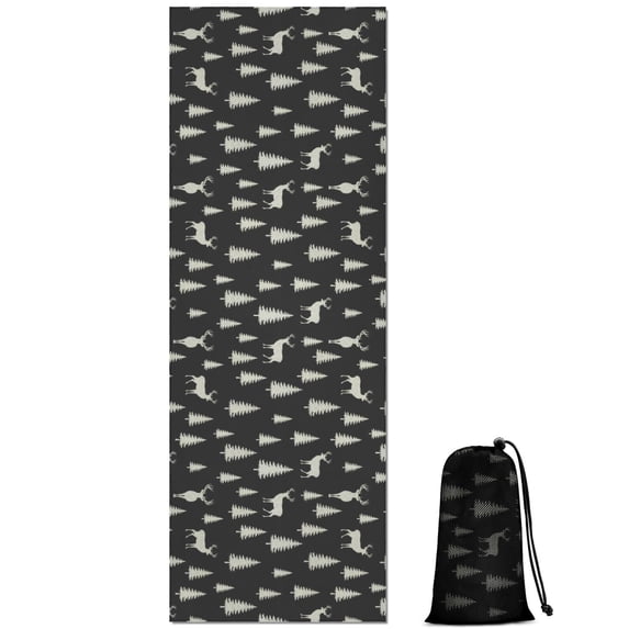 74x26 Inch Yoga Towel, Sweat Absorbent Non-Slip Mat for Hot Yoga ...