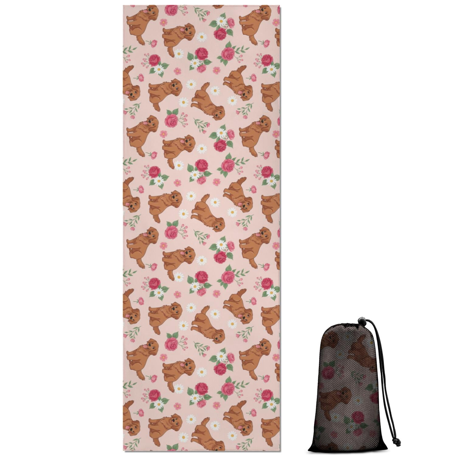 74x26 Inch Yoga Towel, Sweat Absorbent Non-Slip Mat for Hot Yoga ...