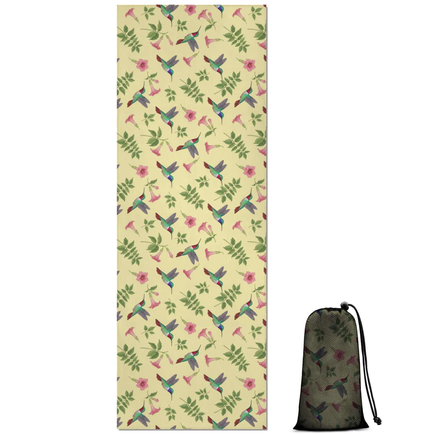 74x26 Inch Yoga Towel, Sweat Absorbent Non-Slip Mat for Hot Yoga ...