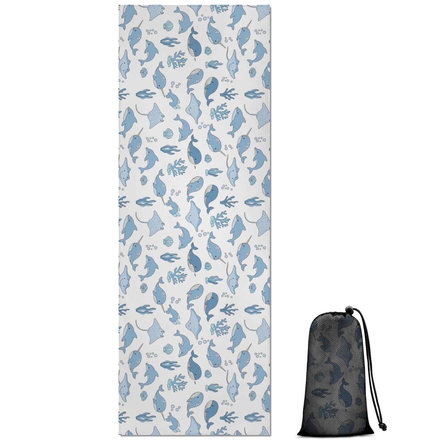 74x26 Inch Yoga Towel, Sweat Absorbent Non-Slip Mat for Hot Yoga ...