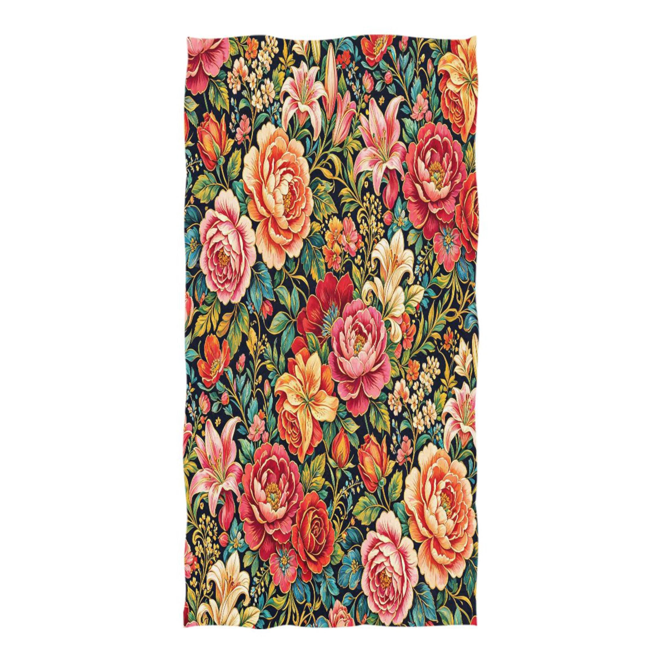 74x37 Inches Beach Towel - Oversized Polyester-cotton Camping Towels ...