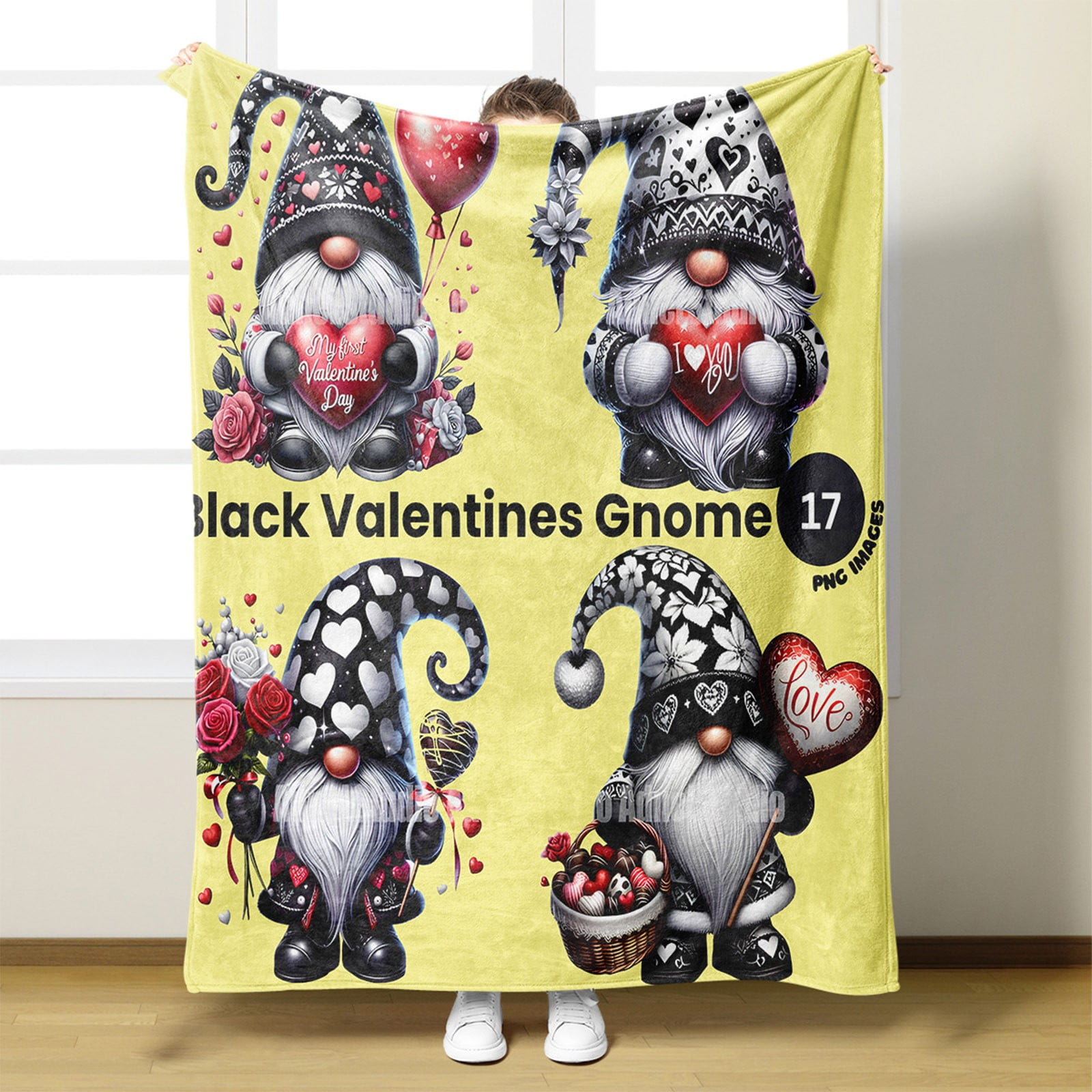 75×100 Inch Facecloth Digital Print Blanket, Lightweight Portable ...