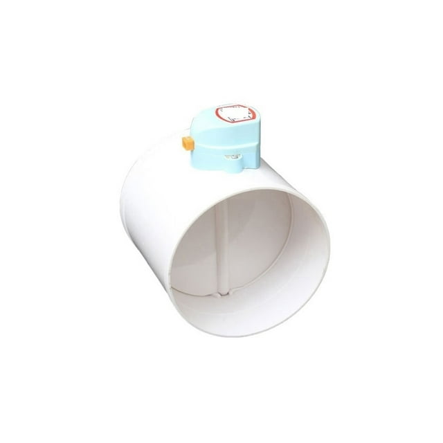 75/110/160/200mm Electric Damper Check Valve PVC Plastic Air Duct ...