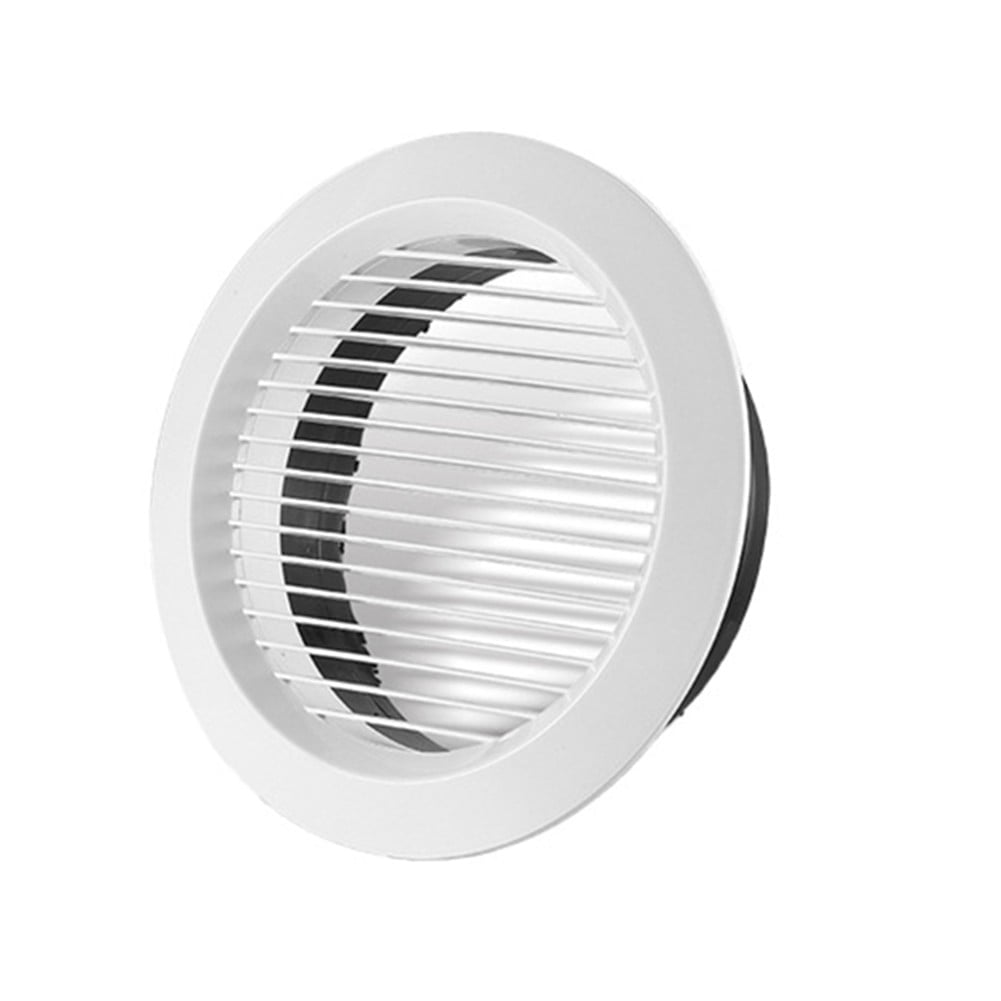 75-200Mm Round Adjustable Wall Interior Vent Abs Ventilation Grille ...