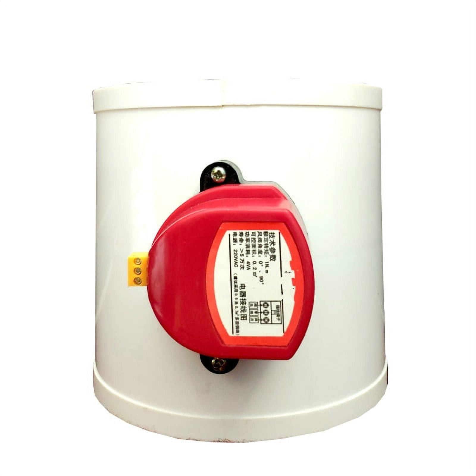 75-200mm PVC air damper valve electric air duct valve motorized damper ...