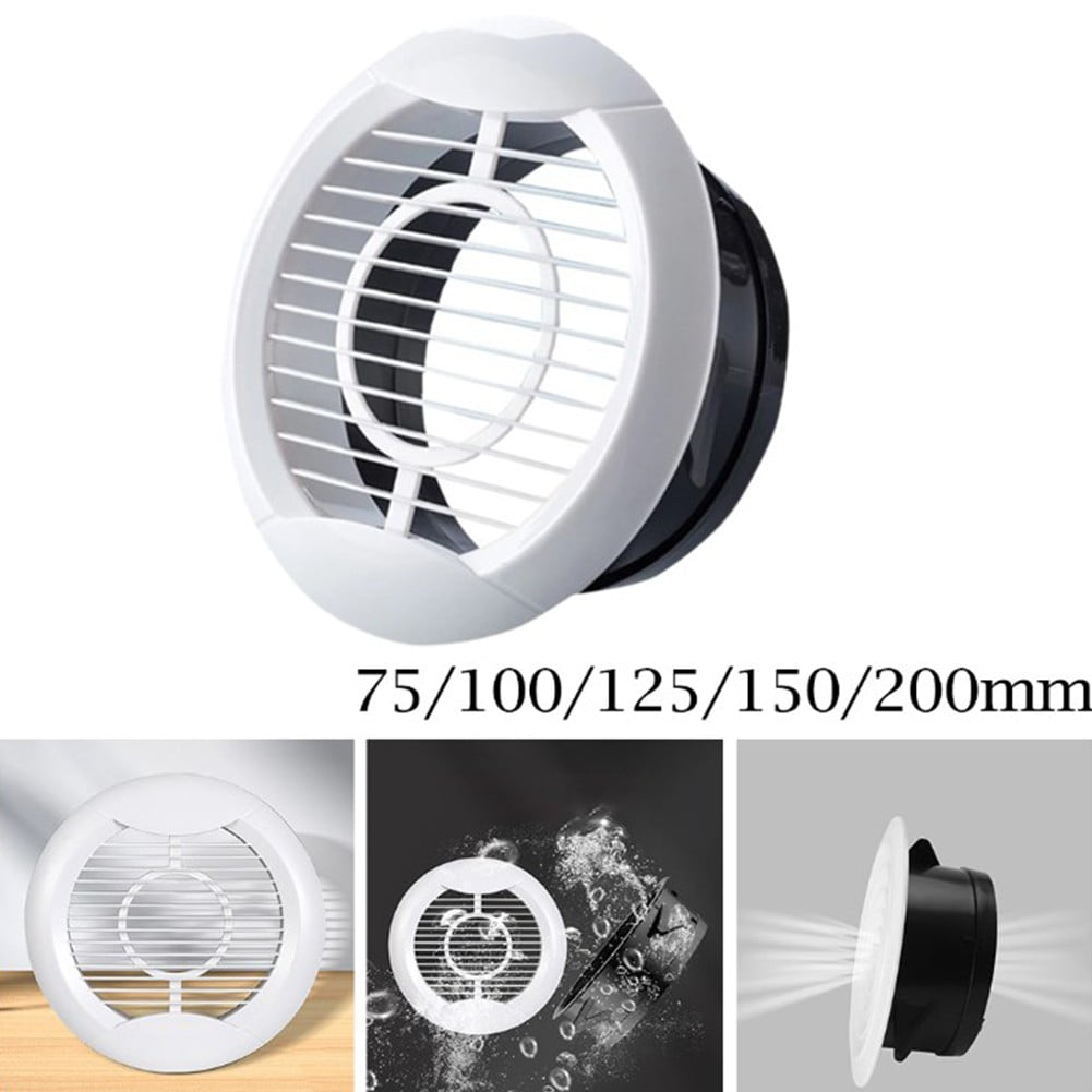 75-200mm Shapes Air Conditioning Vents Cover ABS White Ducting ...