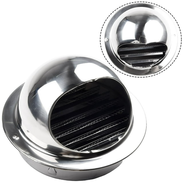 75-200mm Stainless Steel Ventilation Grill Wall Hole Cover Extractor ...