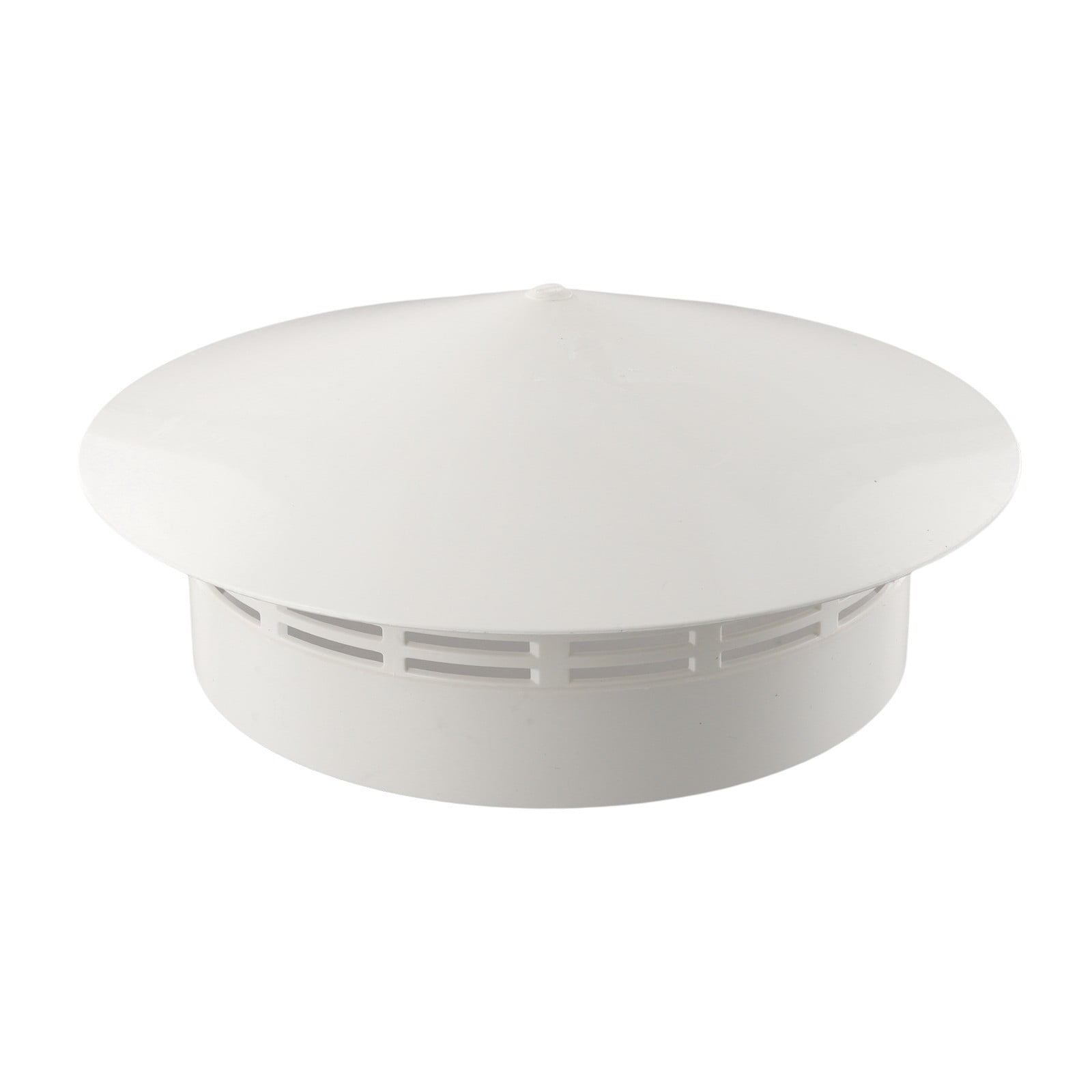 75-250mm PVC Roof Ventilation Grille Rain Cap Round Hood Pipe ...