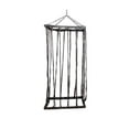 75.5" Distressed Brown Life Size Cage Hanging Halloween Decoration ...