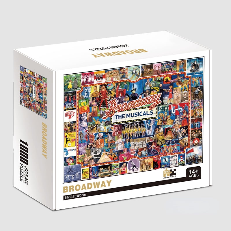 75*50cm 1000pcs Puzzle Difficult Adult World Famous Painting Puzzle ...