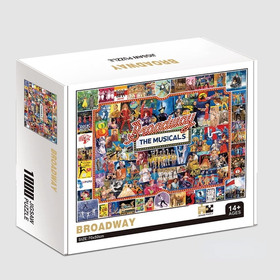 75*50cm 1000pcs Puzzle Difficult Adult World Famous Painting Puzzle ...