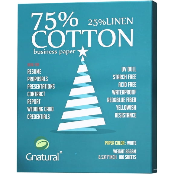 Cotton & Linen Paper Supplies for Creative and Office Projects