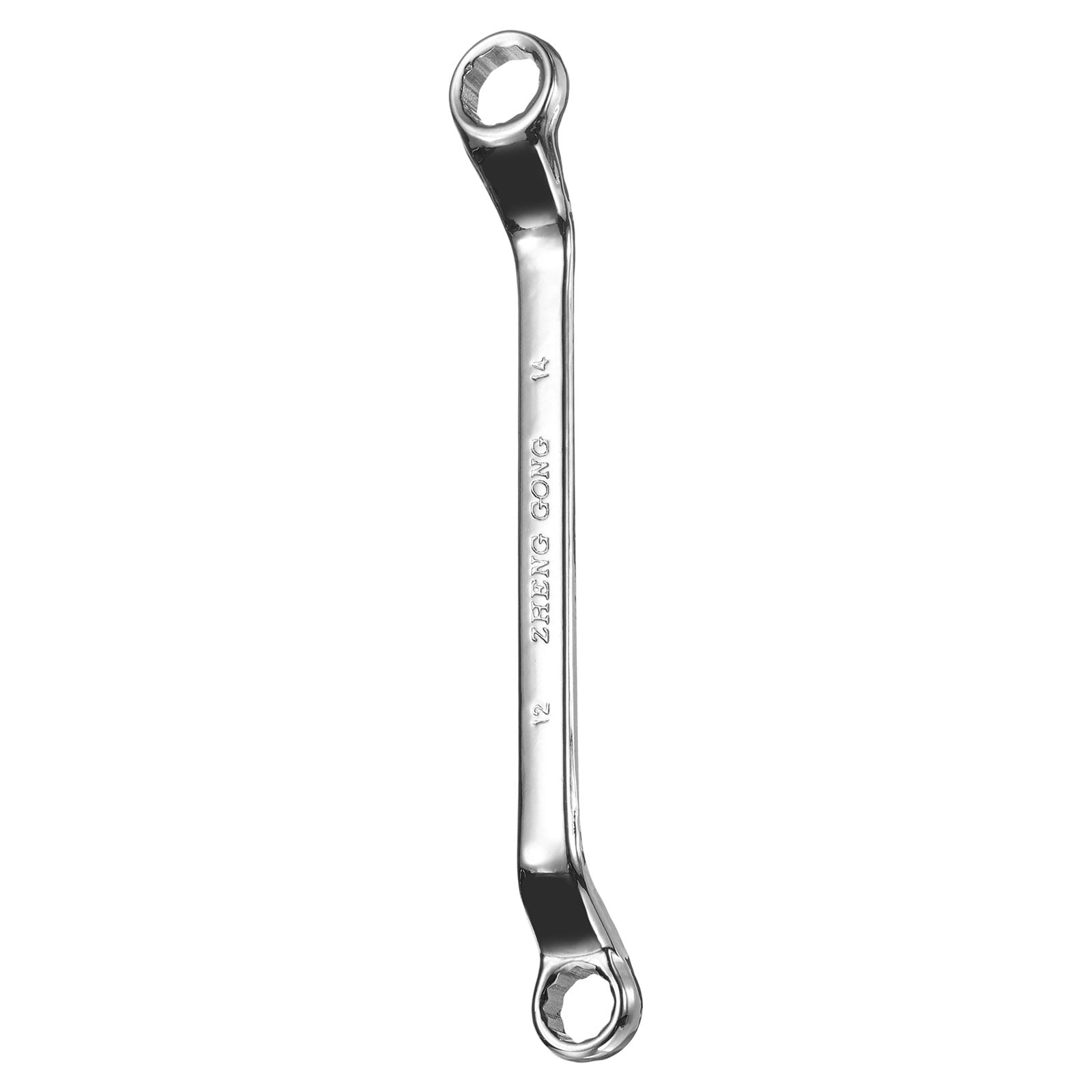 75 Degree Offset Box End Wrench 12mm x 14mm Metric 12 Point Mirror ...