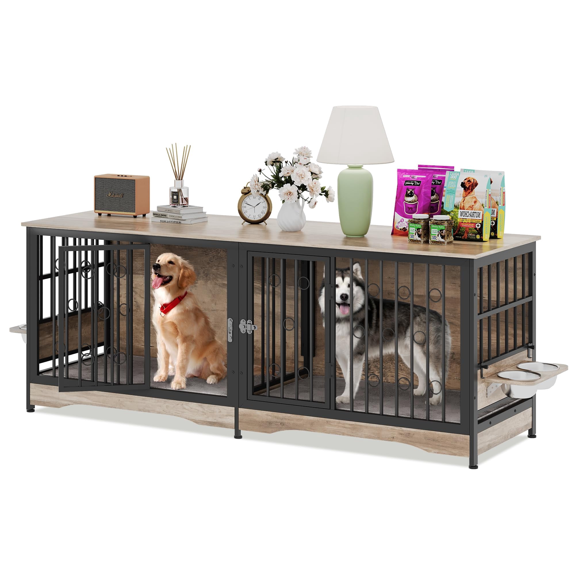 75'' Dog Crate Dog Cage - Walmart.com