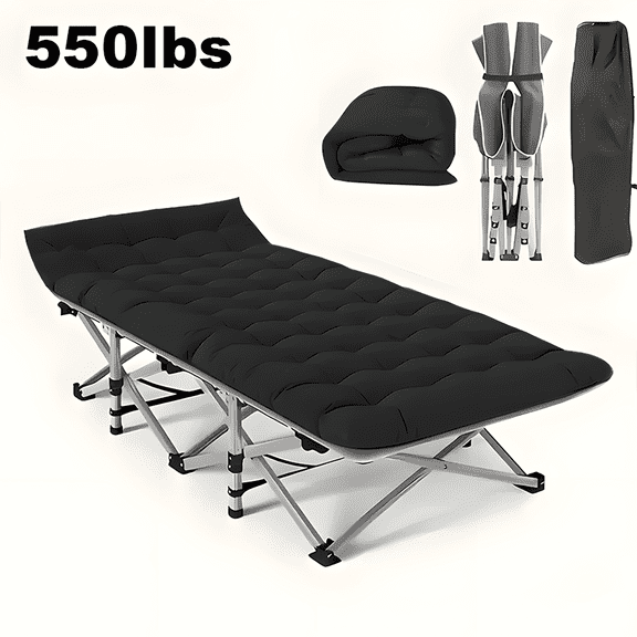 8/10FT Heavy-Duty Folding Bed with Flip-up Mattress Included, 450 ...