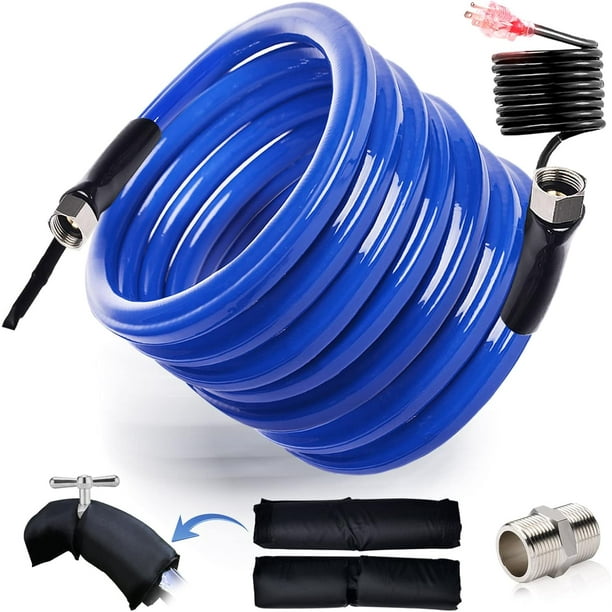 75 FT Heated Water Hose for RV Outdoor Drinking Water Hose Freeze ...