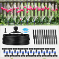 75 Ft Drip Irrigation Kit, Garden Watering System with 20 Adjustable ...