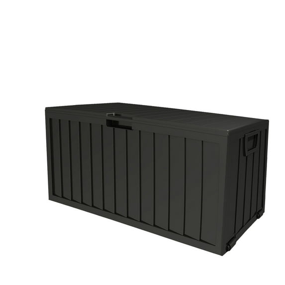 75-Gallon Large Deck Storage Box | Waterproof Outdoor Storage Box with ...