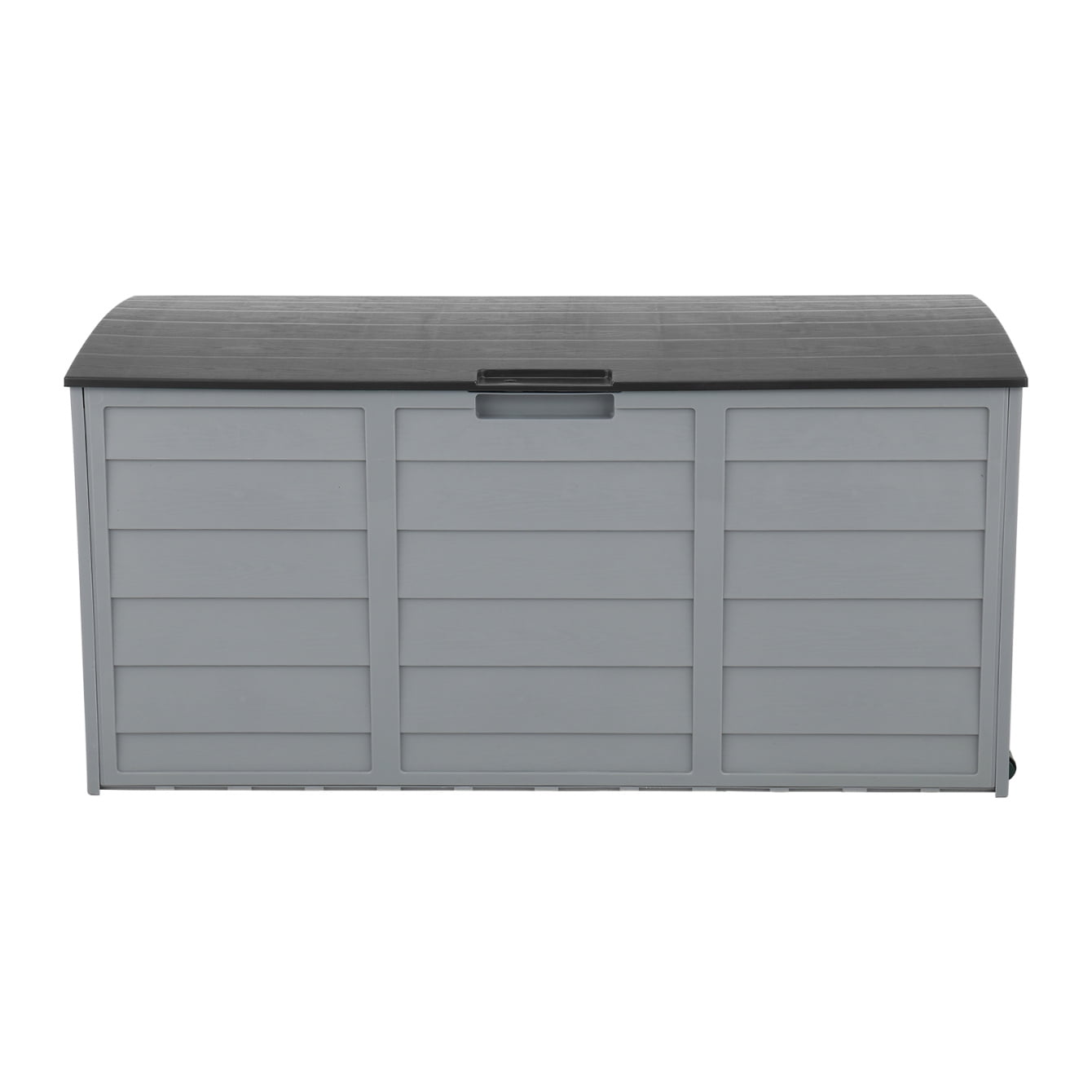 75 Gallon Outdoor Storage Box, Waterproof Plastic Deck Box with ...
