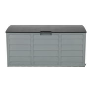 VEOVRbrand Outdoor Storage Box, 150 Gallon Waterproof PE Tarp Deck Box ...
