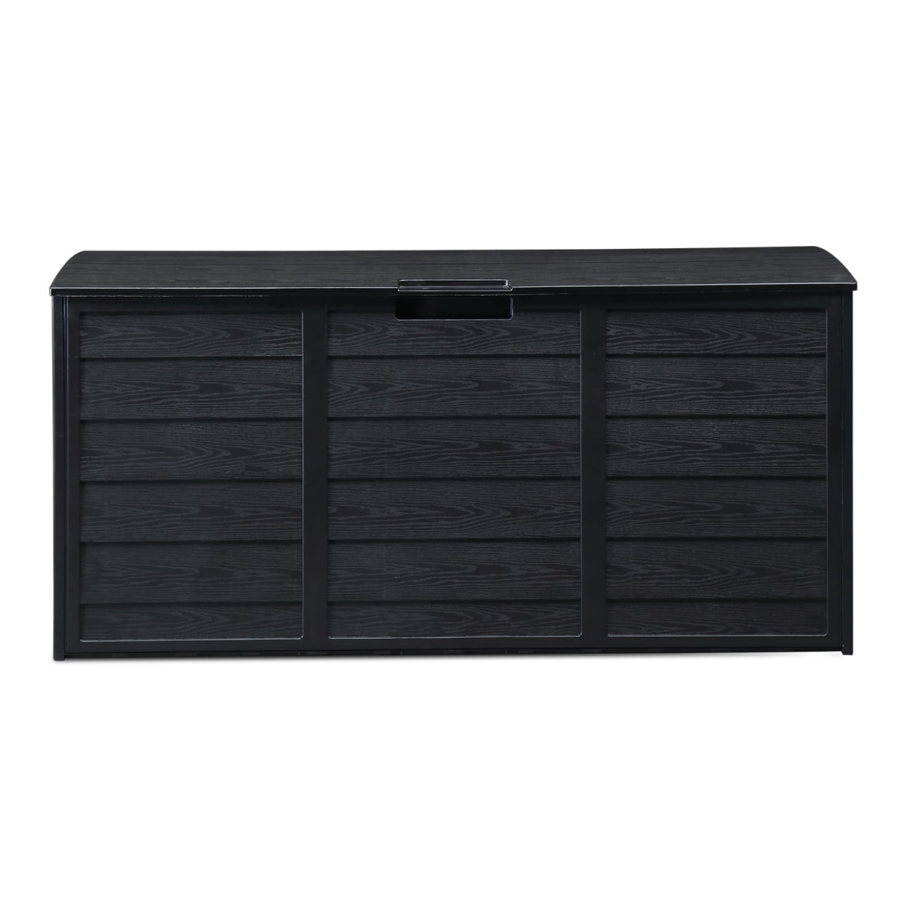 75 Gallon Outdoor Storage Box, All-Weather Deck Chest for Backyard ...