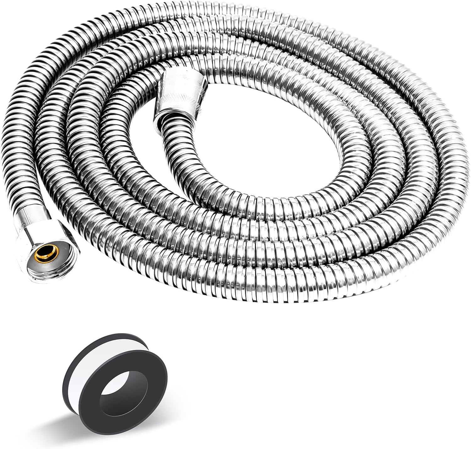 75-Inch Extra Long Shower Hose, Universal Shower Hose Replacement ...