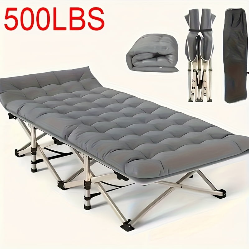 75-Inch Heavy-Duty Queen Folding Bed, Multi-Leg Stable Support, 300-600 ...