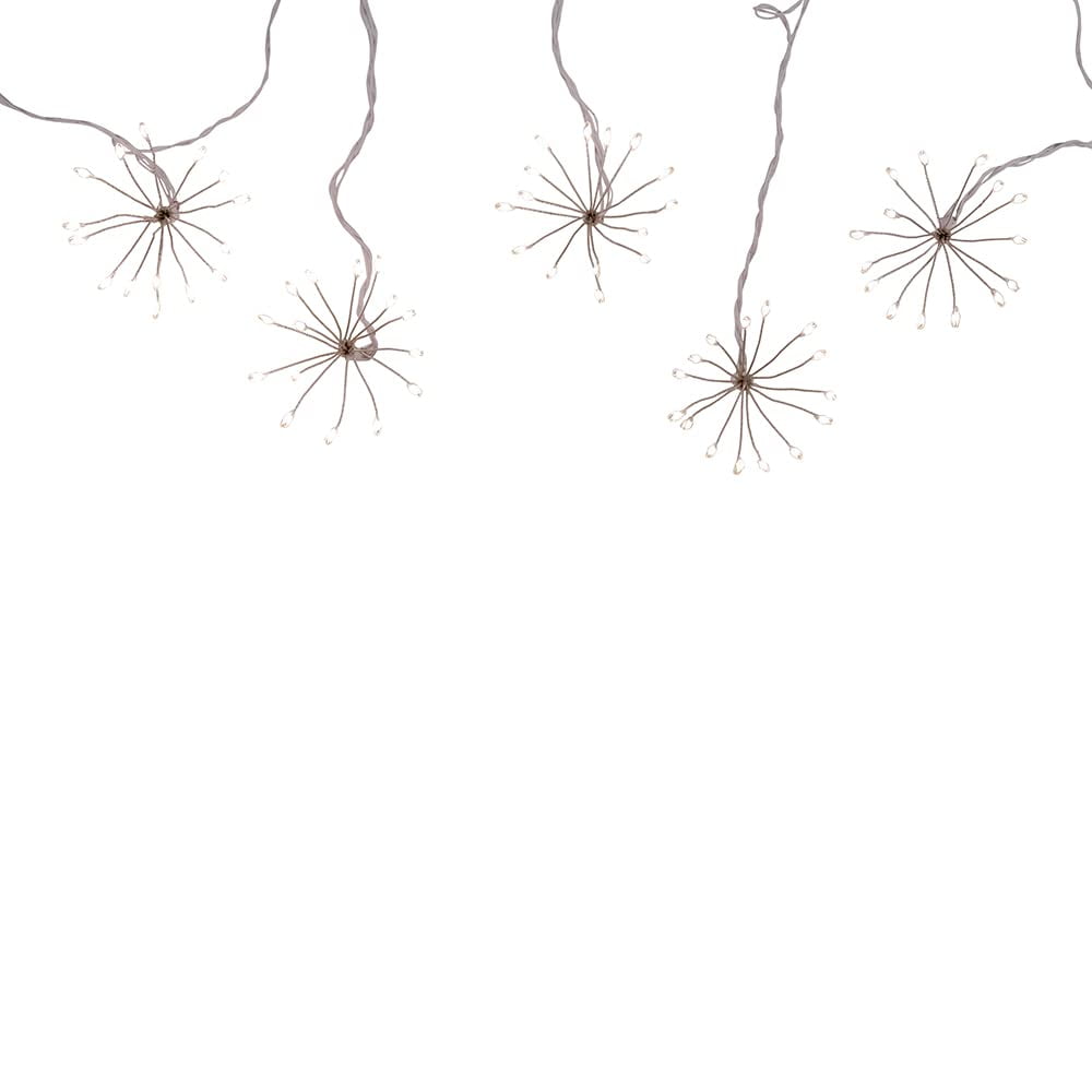 75-Light Cluster Burst Warm White LED Light Set - Walmart.com