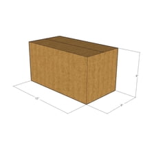 50 New Corrugated Moving Boxes - 15x15x6 Single Wall Strength, Ideal ...