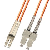 75 Meter Multimode Duplex Fiber Optic Cable (62.5/125) - LC to SC ...