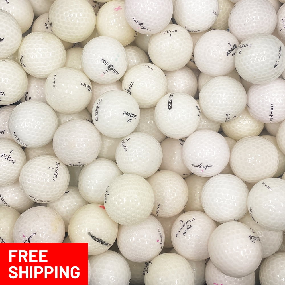 Pre-Owned 75 Mixed Crystal White AAA Recycled Golf Balls, by Mulligan ...