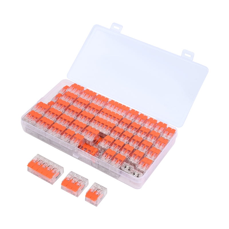 75 Pack Fast Wiring Terminal Connectors for Easy Electrical Connections ...