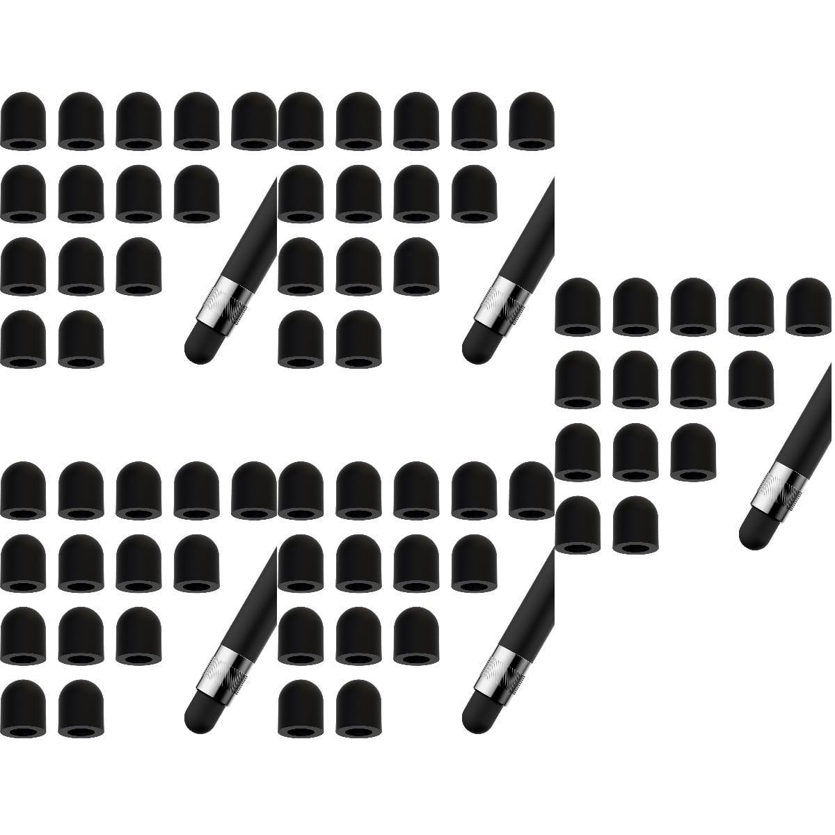 75 Pcs Replacement Stylus Tips Silicone Replacement Pen Tip Covers for ...