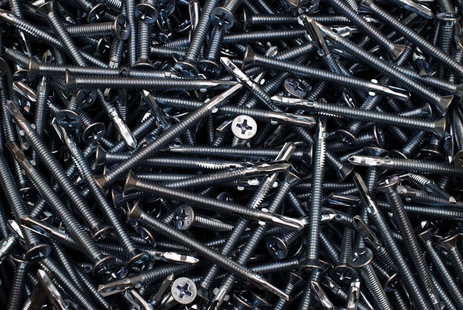 (75) Phillips Flat Head 1/4-20 x 3-1/4 Self-Drilling Reamer Wing Screws ...