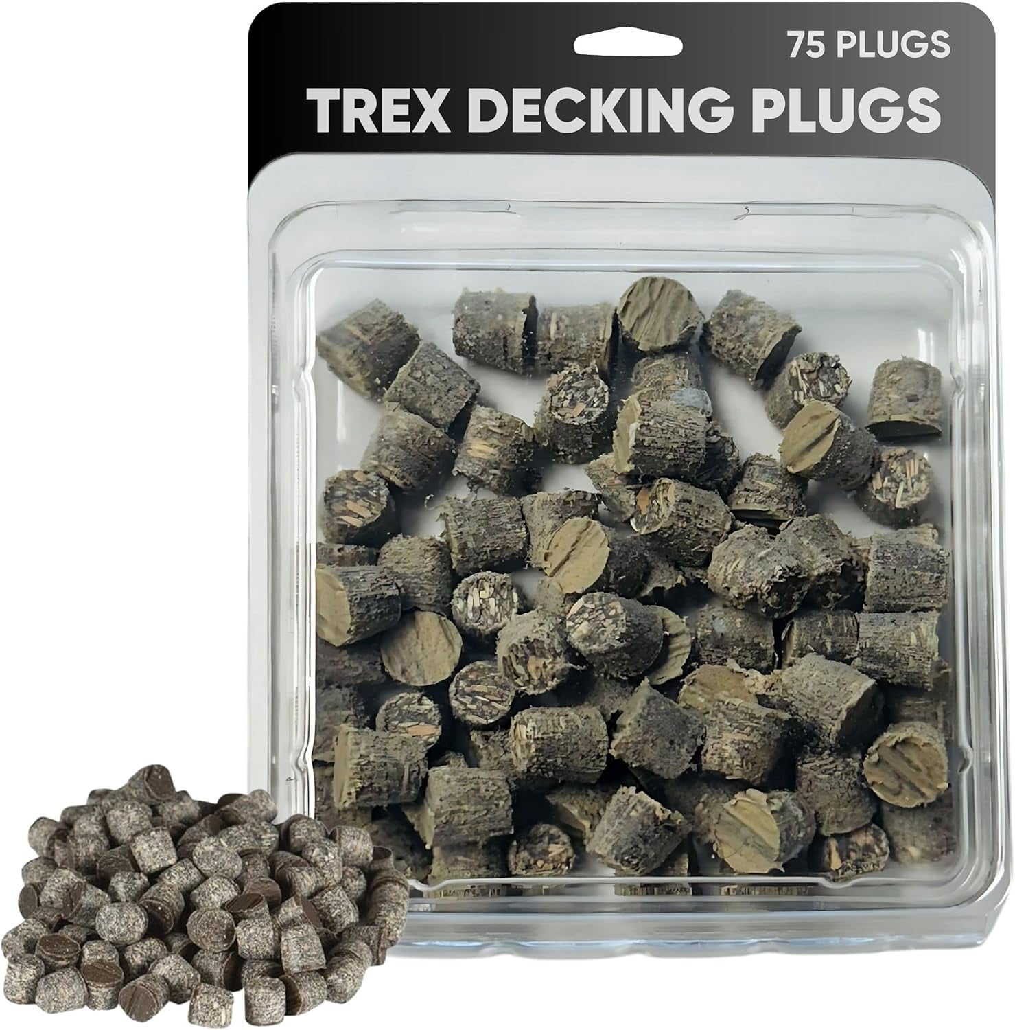75 Plugs for Decking 1/4” Plug Deck Original Trex Composite - Island ...