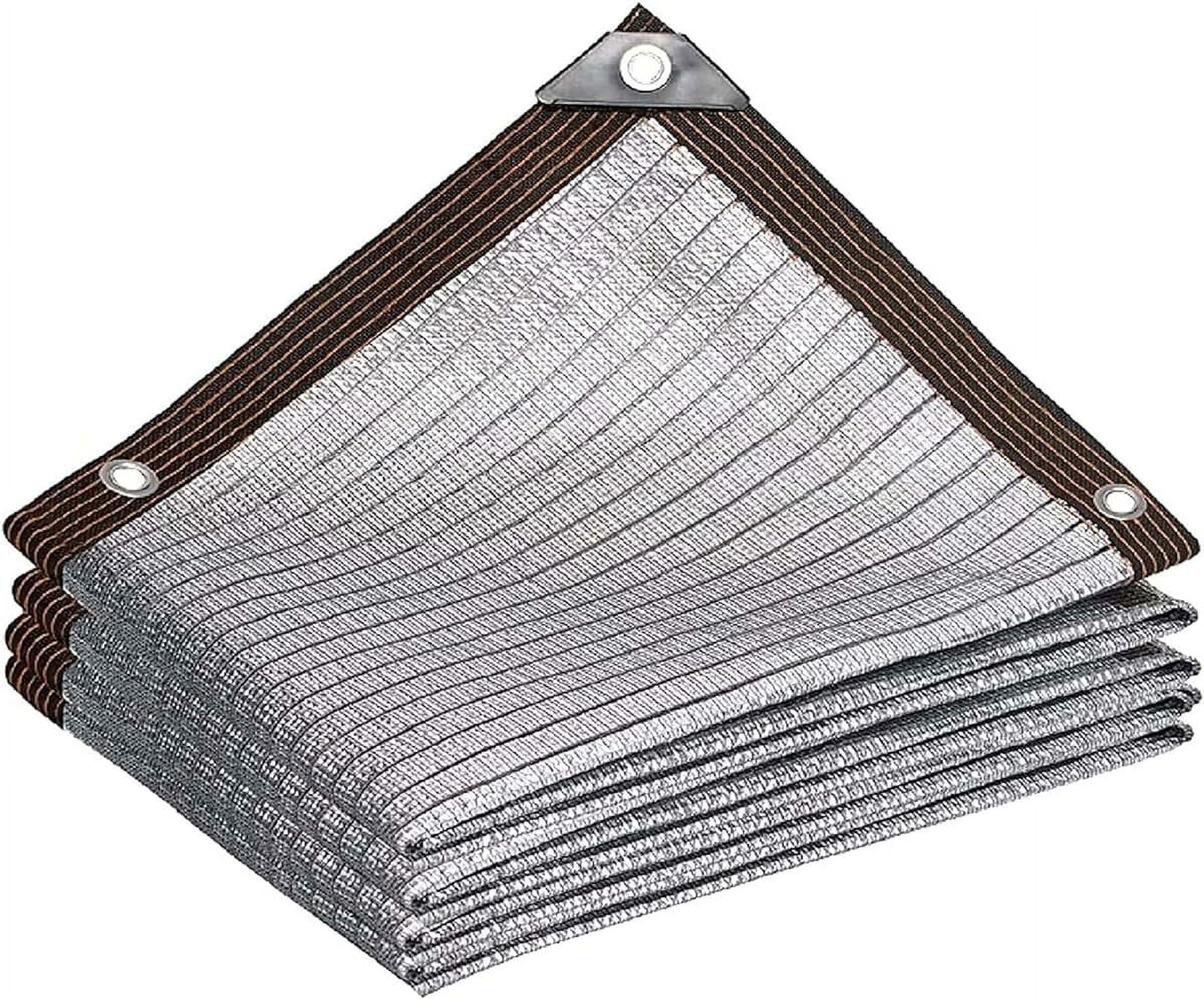 75% Reflective Aluminet Shade Cloth,Fabric Privacy Screen Netting Sun ...