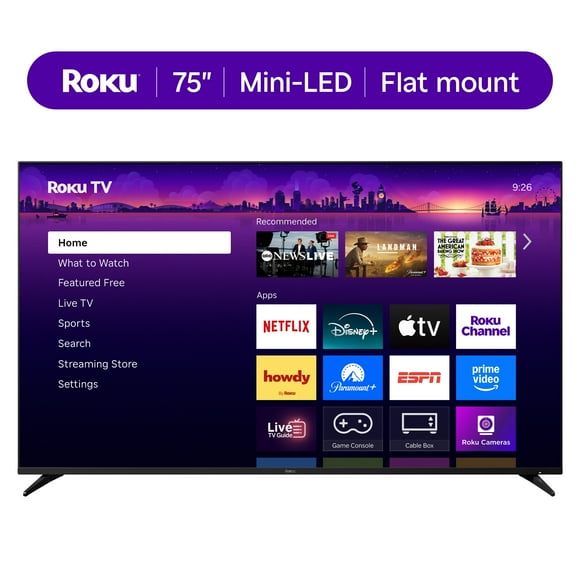 75" Smart Roku TV Models and 4K Screens - Walmart.com