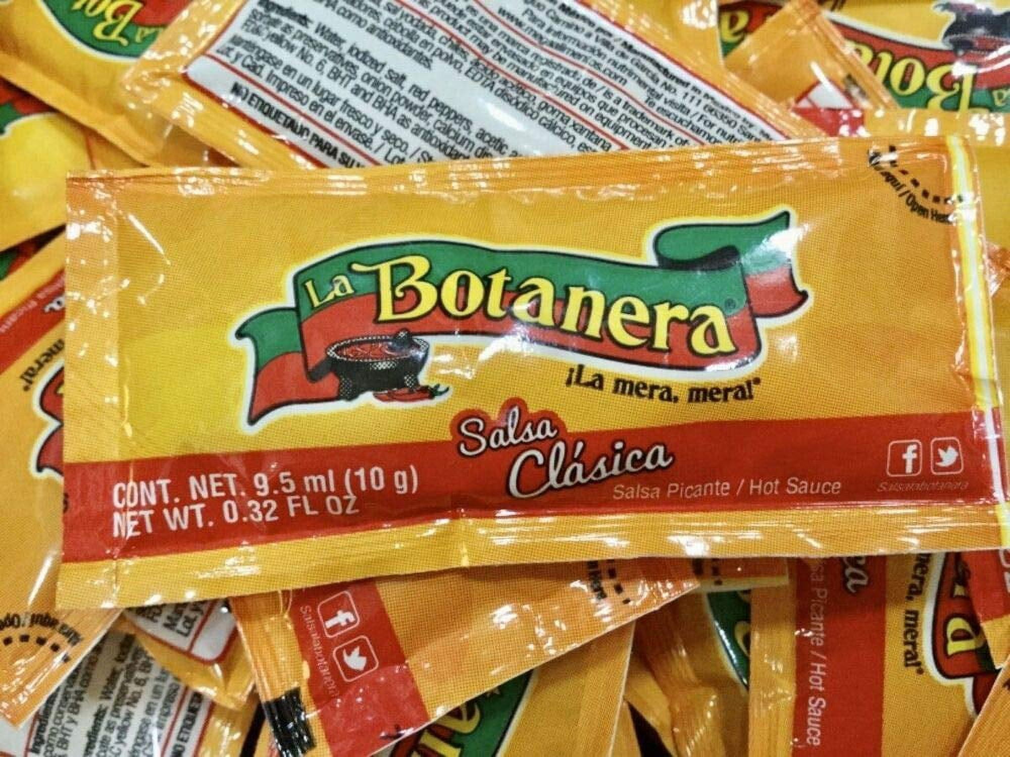75 Salsa Botanera Clasica, Picante Hot Sauce Packet, Arbol Chili ...