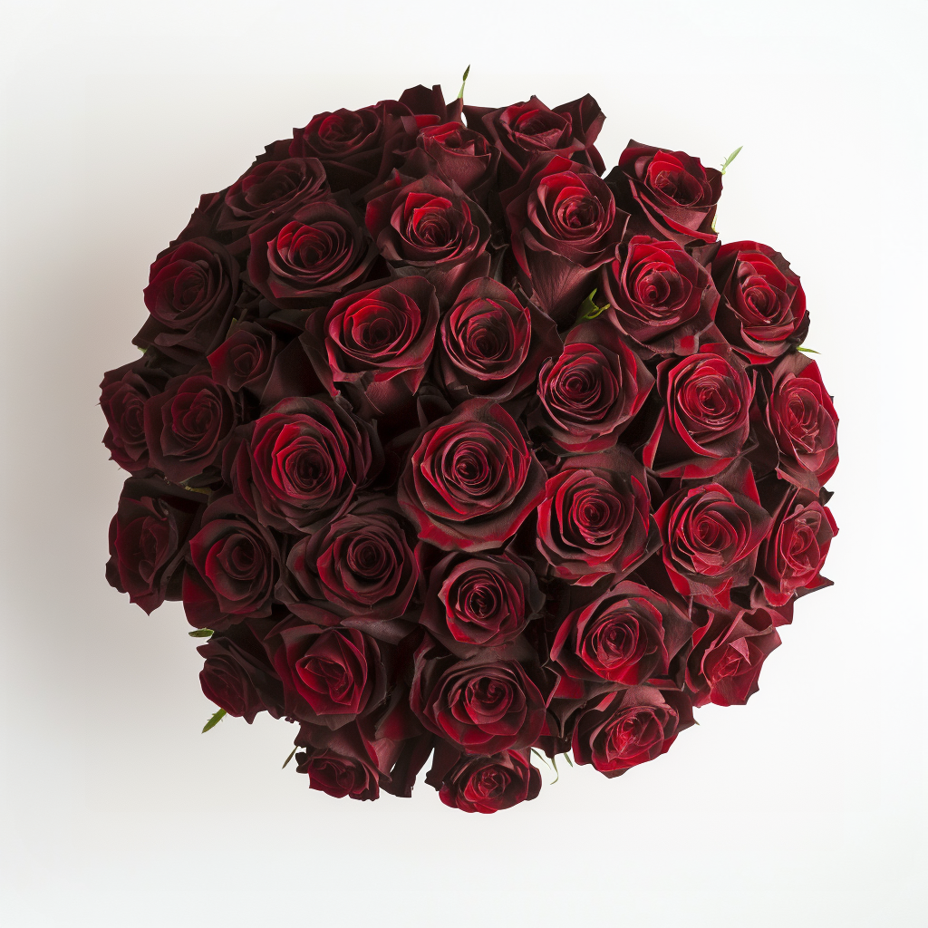 75 Stems of Burgundy Roses- Fresh Flower Delivery - Walmart.com