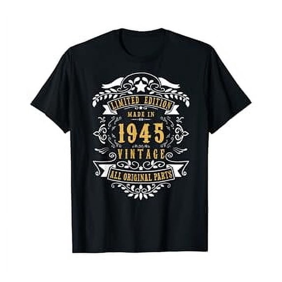 75 Years Old Made In 1945 75Th Birthday Gift Idea Vintage Birthday ...