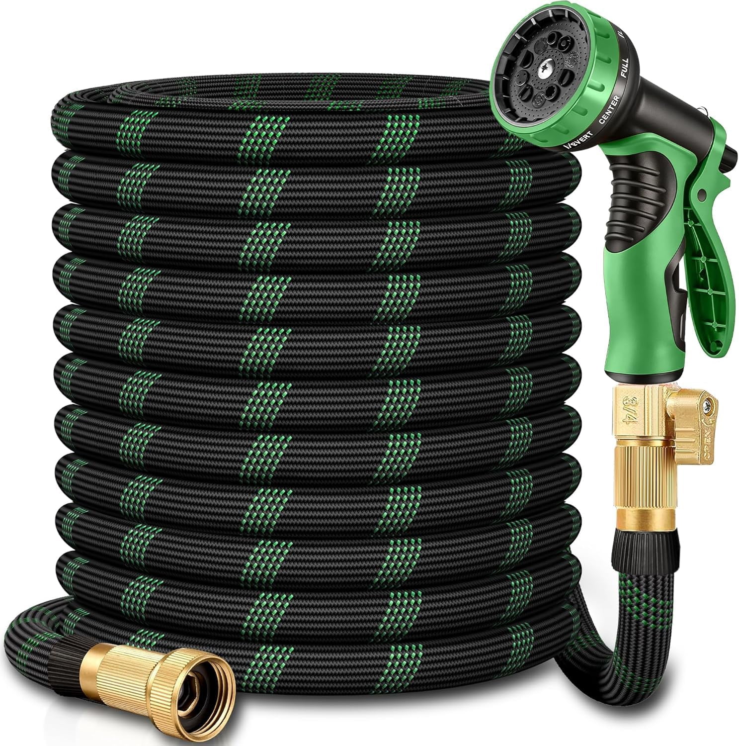 75 ft Garden Hose,2026 New Improved Lightweight All-Weather Water Hoses ...