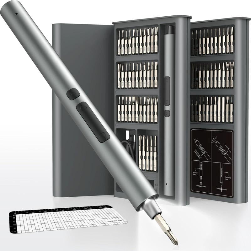 75-in-1 Cordless Electric Screwdriver Set, 71 Screw Driver Drill Bits ...