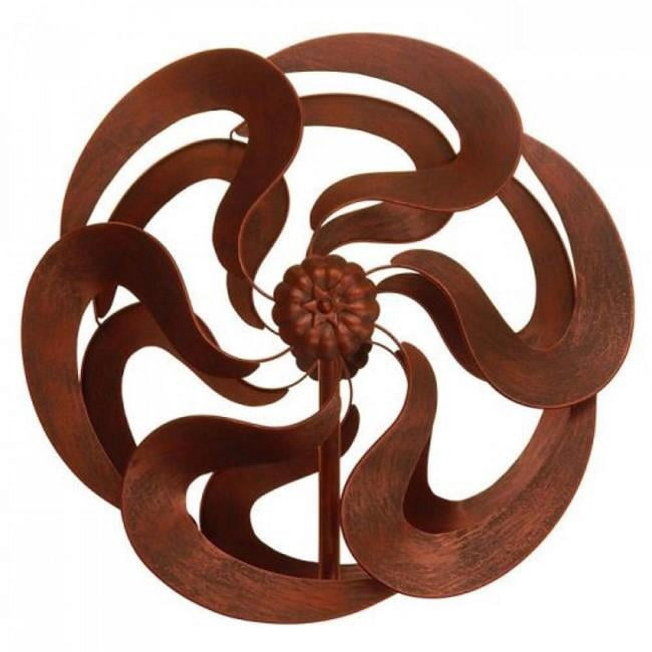 75 in. Bronze Flower Windmill Stake - Walmart.com