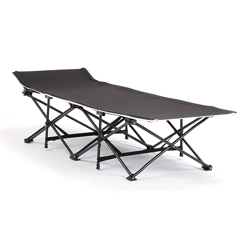 75-inch ultra-wide foldable camping bed, capacity 500 pounds, foldable ...