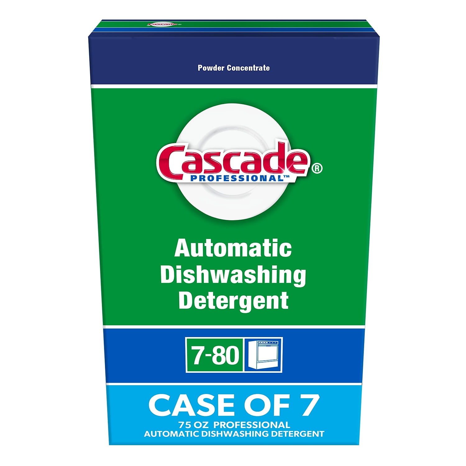 Cascade 75 oz. Commercial Dishwasher Detergent Powder with Dawn Grease ...